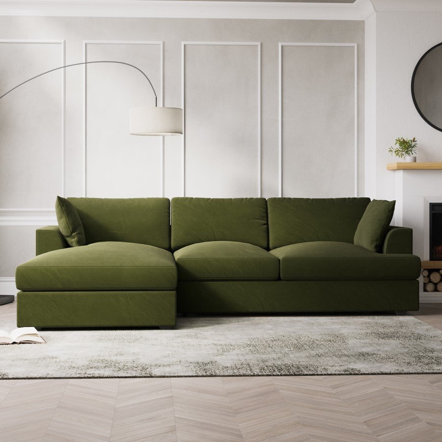 3 Seater L Shaped Sofa - Luxurious Right Hand Facing - Best Online ...