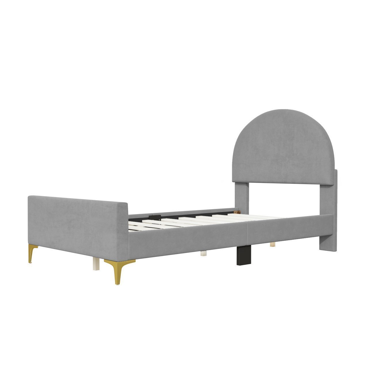 Classic Semi Circle Shaped Headboard Bed - Best Online Furniture Store ...
