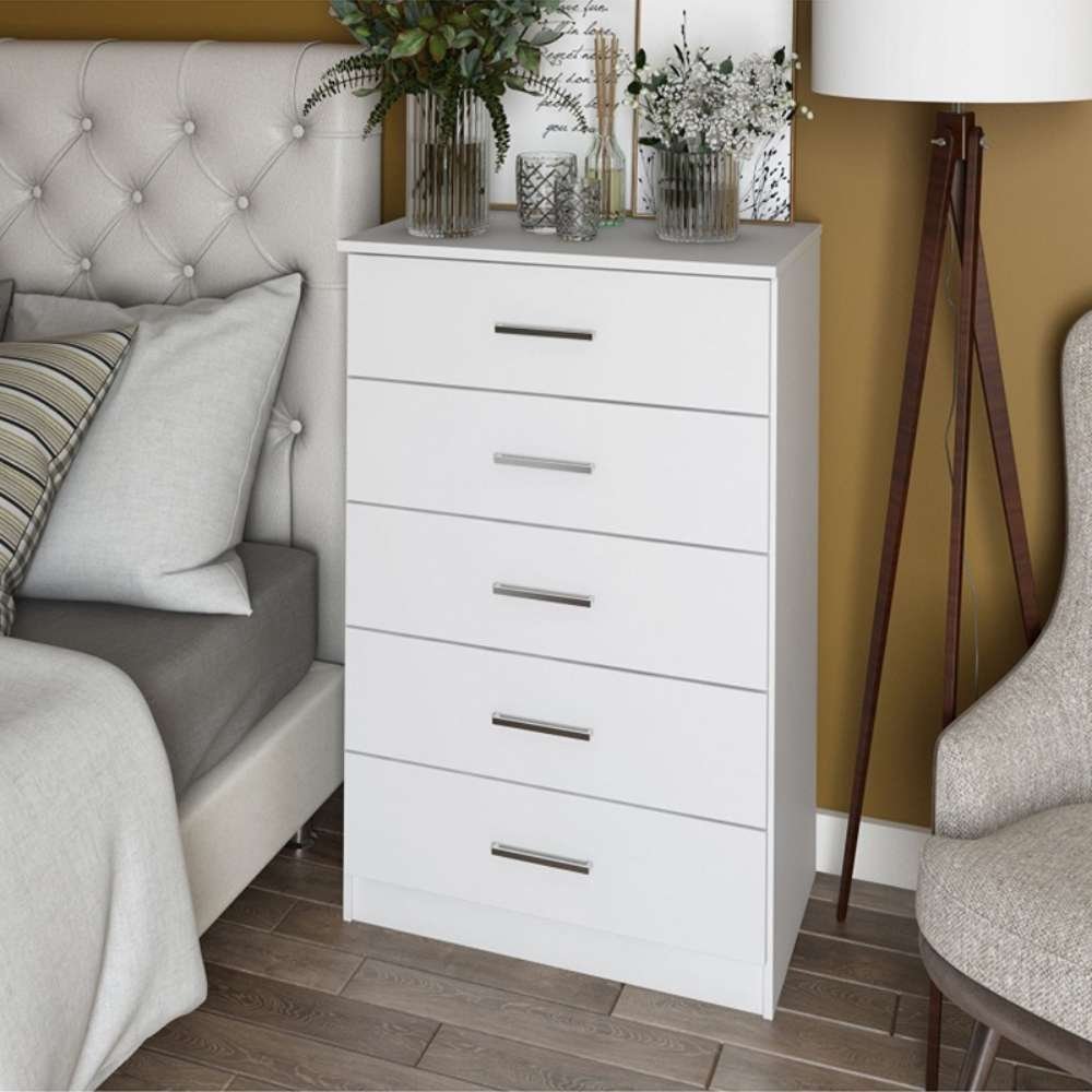 Solid Ply Wood Metro 5-Drawer Chest - Best Online Furniture Store In Dubai